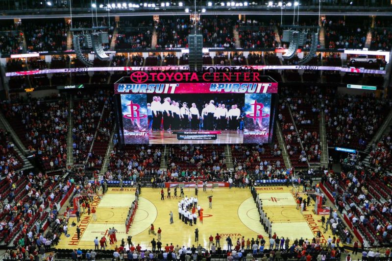 Toyota Center Arena Sound System Integration - LD Systems