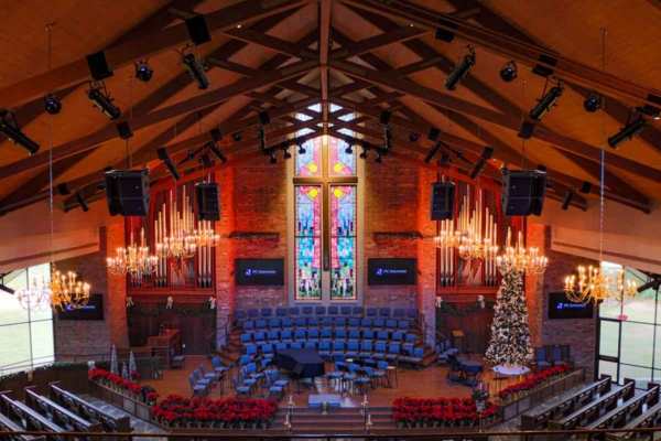 Austin Ridge Bible Church Worship AVL System Integration - LD Systems