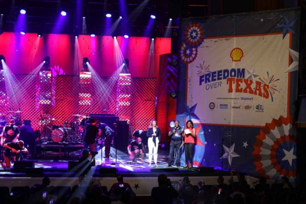 Shell Freedom Over Texas Live TV Production Support - LD Systems