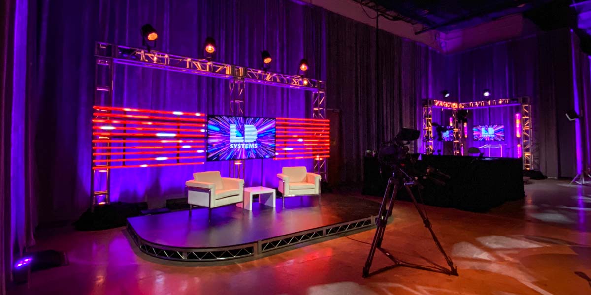 LD Systems - Audio Video Lighting - Houston Virtual Event Studio