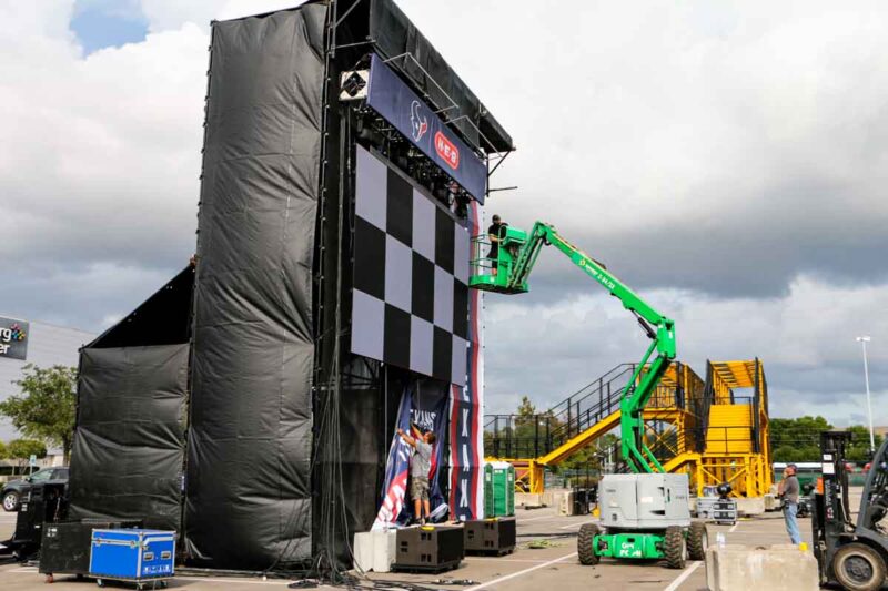 Houston Texans Drive-In Event Production - LD Systems