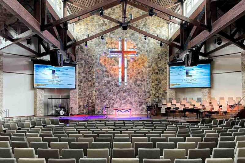 Austin Ridge Bible Church Worship AVL System Integration - LD Systems