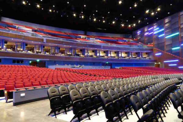 Smart Financial Center Theater Sound System Integration - LD Systems