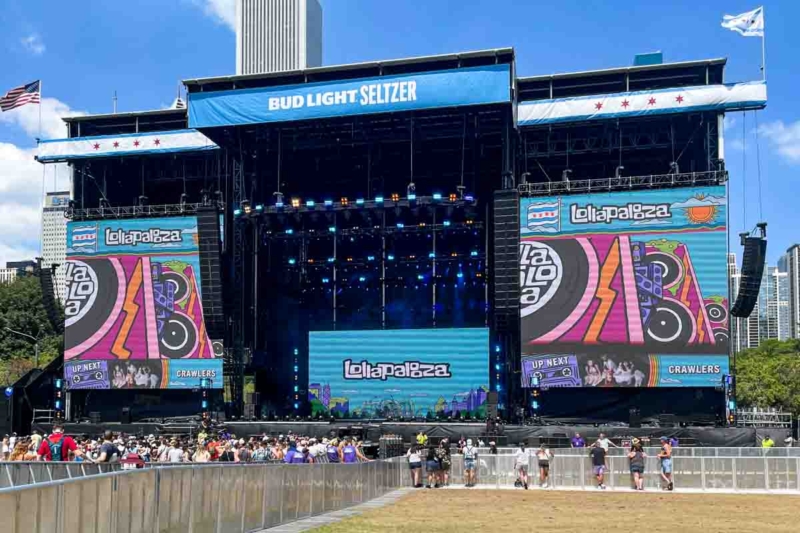 Lollapalooza Stage Lighting and Sound Systems - LD Systems