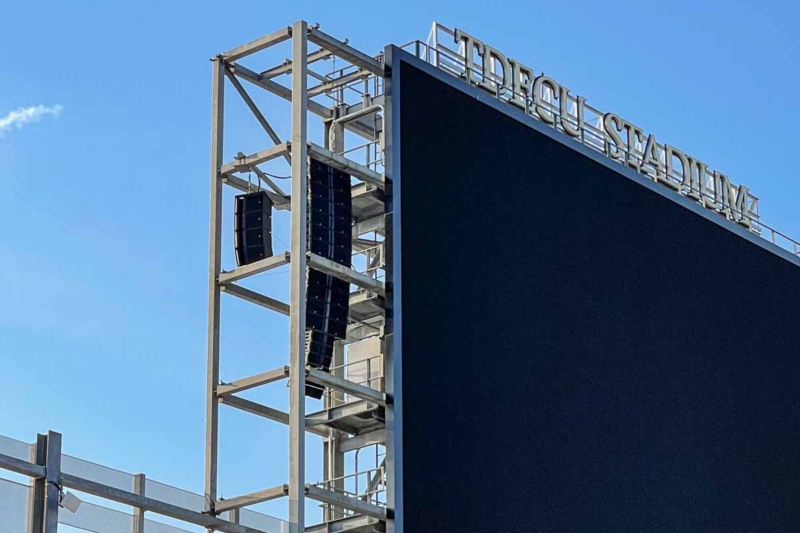 TDECU Stadium Scoreboard Audio Integration - LD Systems